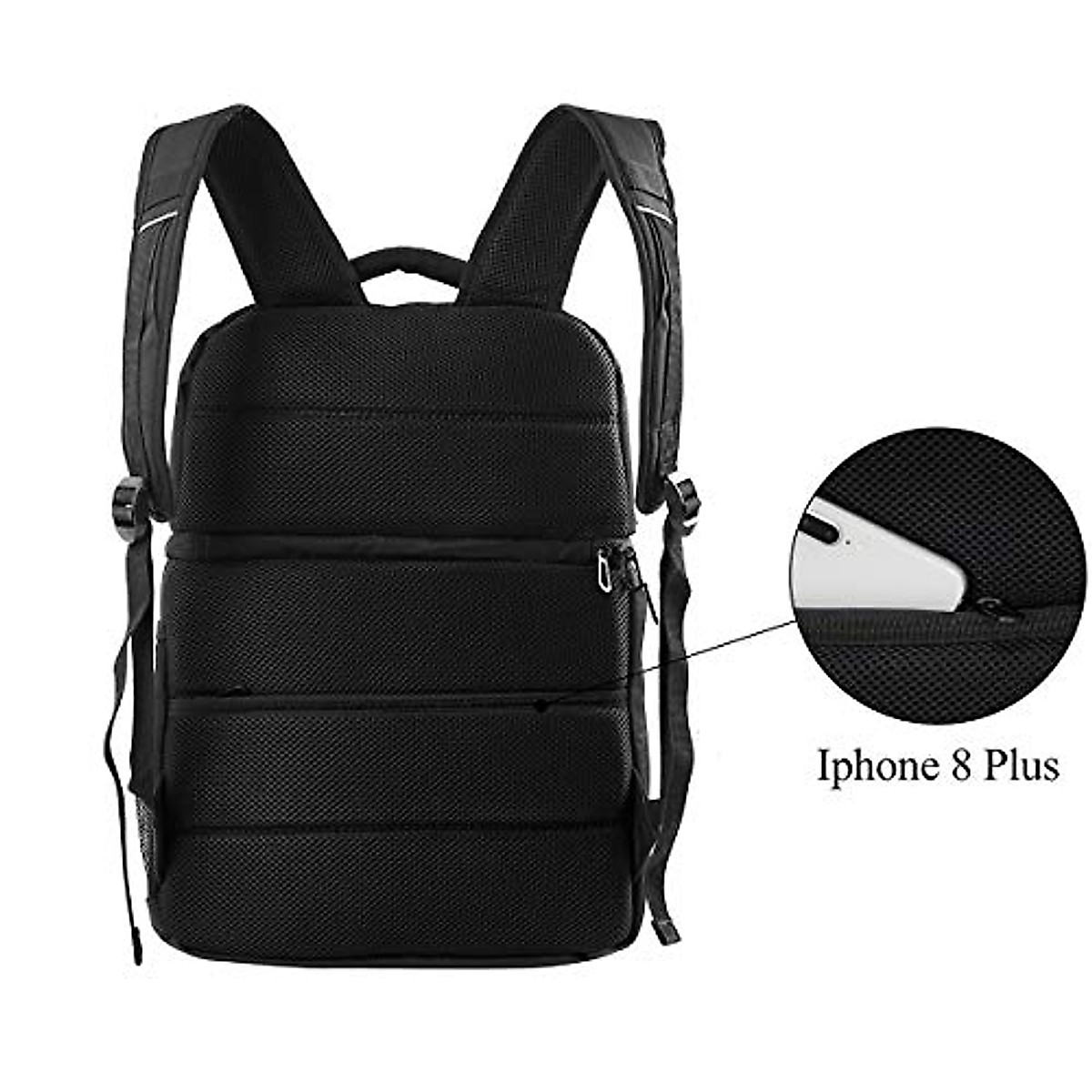 ADRIMER Cooler Backpack, Large Backpack Cooler, Fishing Backpack with Cooler, Double Deck Backpack Lunch Box for Men Women to Hiking, Work, Beach, Travel