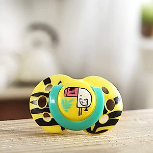 Tommee Tippee Fun Style Pacifiers, Symmetrical Design, BPA-Free Silicone Binkies, 6-18m, 4-Count