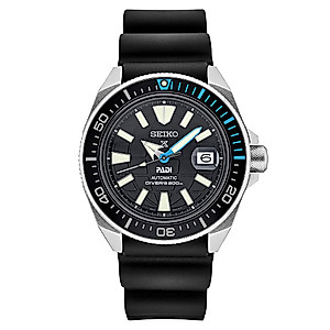 SEIKO SRPG21 Automatic Dive Watch for Men - Prospex Collection - Black Dial, LumiBrite Hands, Magnified Date Calendar - 200M Water Resistant