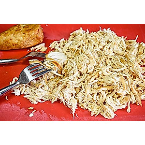 Chicken Shredder, Alternative to Bear Claws Meat Shredder, Meat Shredding Tool with Handles and Non-Skid Base Suitable for Pulled Pork, Beef and Chicken (Black)