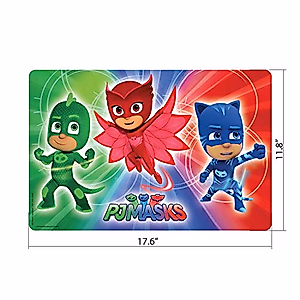 Zak Designs Disney Jr. Kid's Placemat, PJ Masks, 1 pc