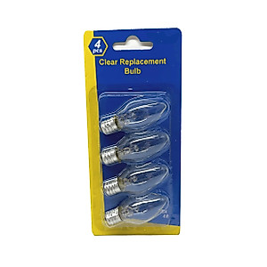 UI PRO TOOLS Night Light Clear Light Bulb (10 Lumens, 5 watts, 120 Volts) - Pack of 4