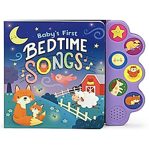 Baby's First Bedtime Songs (Interactive Children's Song Book with 6 Sing-Along Tunes)