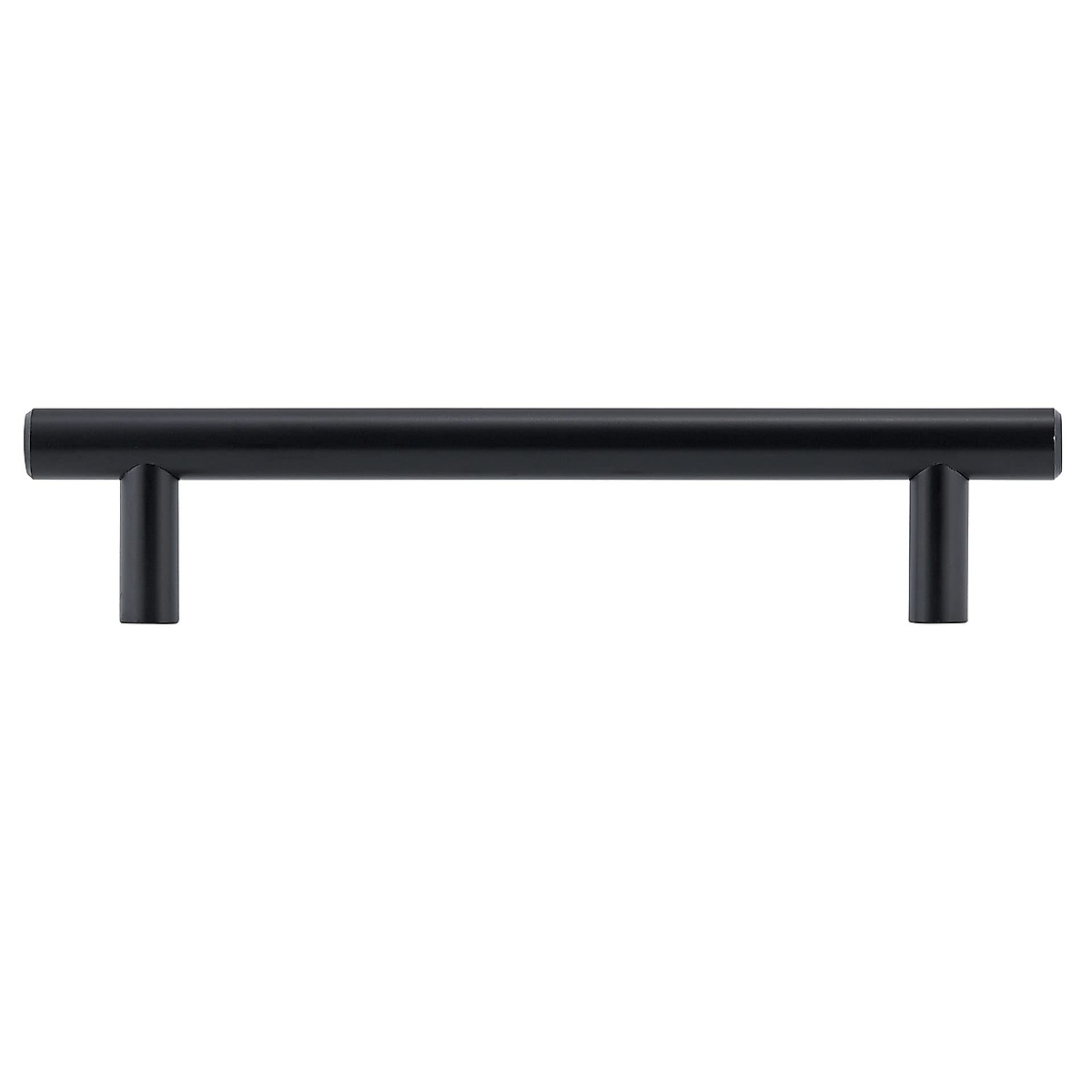 Richelieu Hardware BP205128900 Roosevelt Collection 5 1/16-inch (128 mm) Center-to-Center Matte Black Modern Cabinet and Drawer Bar Pull Handle for Kitchen, Bathroom, and Furniture