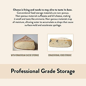 Formaticum Cheese Storage Bags - Wax Paper Bags to Keep Cheese or Charcuterie Fresh - Professional Grade Cheese Paper for Wrapping Cheese - Porous Brown Paper Bags From France - 6.25 x 11 (15 Pack)