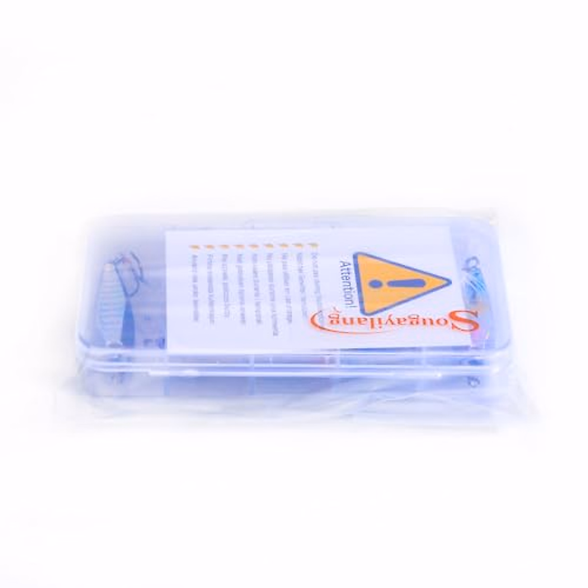 Sougayilang Jigs Fishing Lures Sinking Metal Spoons Micro Jigging Bait with Treble Hook for Saltwater Freshwater Fishing-A-2.56in/1.16oz-5PCS with Box