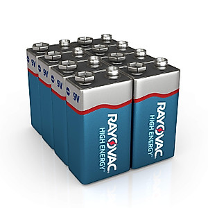 Rayovac 9V Batteries, Alkaline 9V Battery (8 Count)