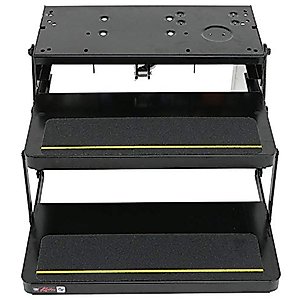 Kwikee 32 Series Electric Step Assembly with Logic Control Unit and Power Switch Kit for RVs and Travel Trailers