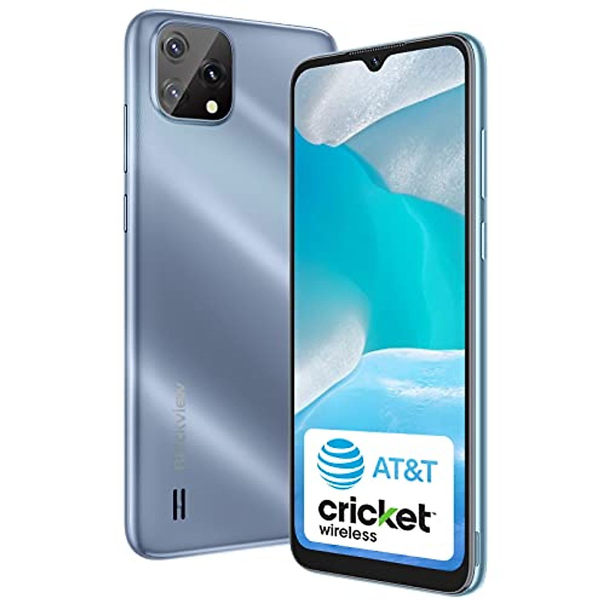 Android Phone Unlocked, Blackview A55, 4G Dual SIM Unlocked Cell Phone Android 11 Phones Unlocked, 3GB+16GB ROM Storage 128GB Expandable, 6.5" HD+Face ID Unlock,4780mAh,Support AT&T, Cricket, T-Mobile