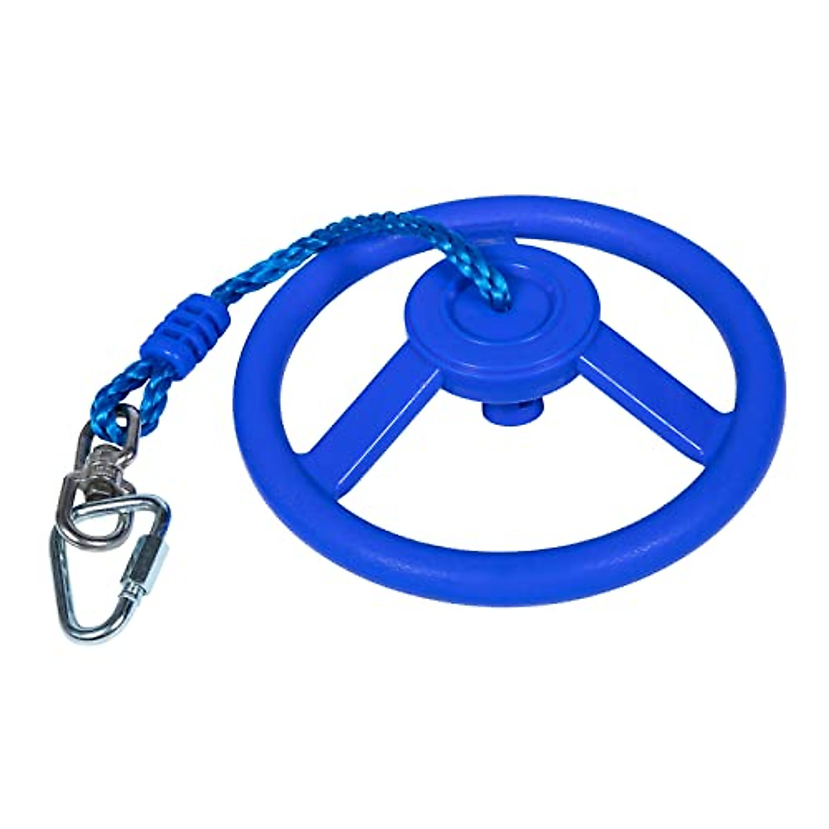 Gogogmee Ninja Wheel Kids Gym Equipment Round Swings for Kids Outdoor Outdoorswing Indoor Gym Ring Steering Wheel Swing Outdoor Gym Exercise Swing Ring Heavy Duty Kids Swing Gymnastic Rings