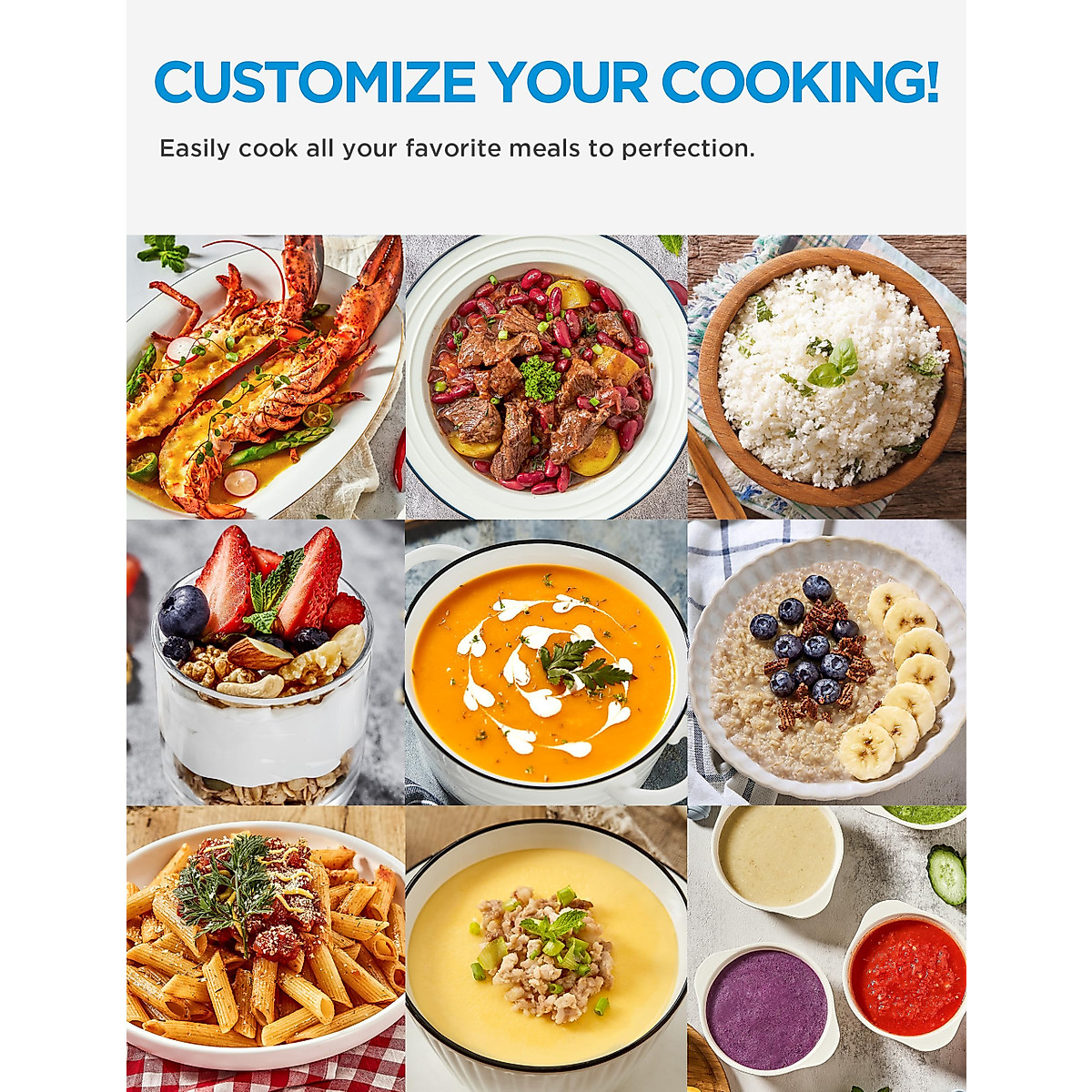 Midea 12-in-1 Electric Pressure Cooker, 8 Quarts, 12 Presets, Multi-Functional Programmable Slow Cooker, Rice Cooker, Steamer, Sauté Pan, Yogurt Maker, and More, Stainless Steel