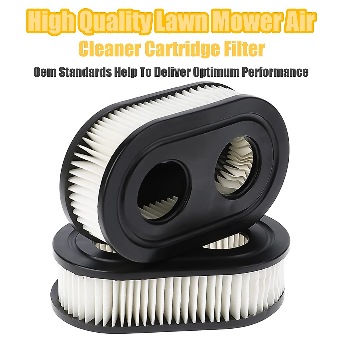 6 Pcs Air Filter for Briggs & Stratton 593260 798339 798452 4247 5432 5432K 550EX 09P702 093J02 Lawn Mower Air Filter Cleaner Filter