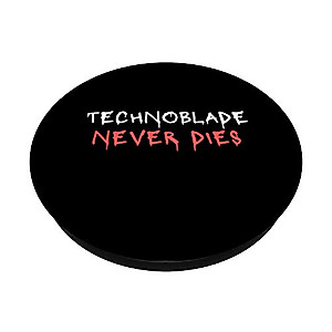 Technoblade Never Dies Funny PopSockets PopGrip: Swappable Grip for Phones & Tablets