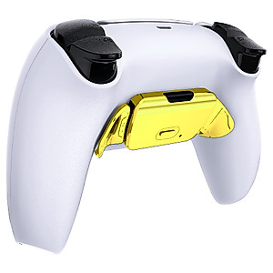 Chrome Gold Replacement Redesigned K1 K2 Back Button Housing Shell for PS5 Controller eXtremerate Rise Remap Kit - Controller & Rise Remap Board NOT Included