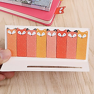Eagle Cute Cartoon Animal Sticky Notes, Page Markers, 15 Sheets per Pad, 8 Pads per Set, 3 Sets, Total 360 Sheets (Pink)