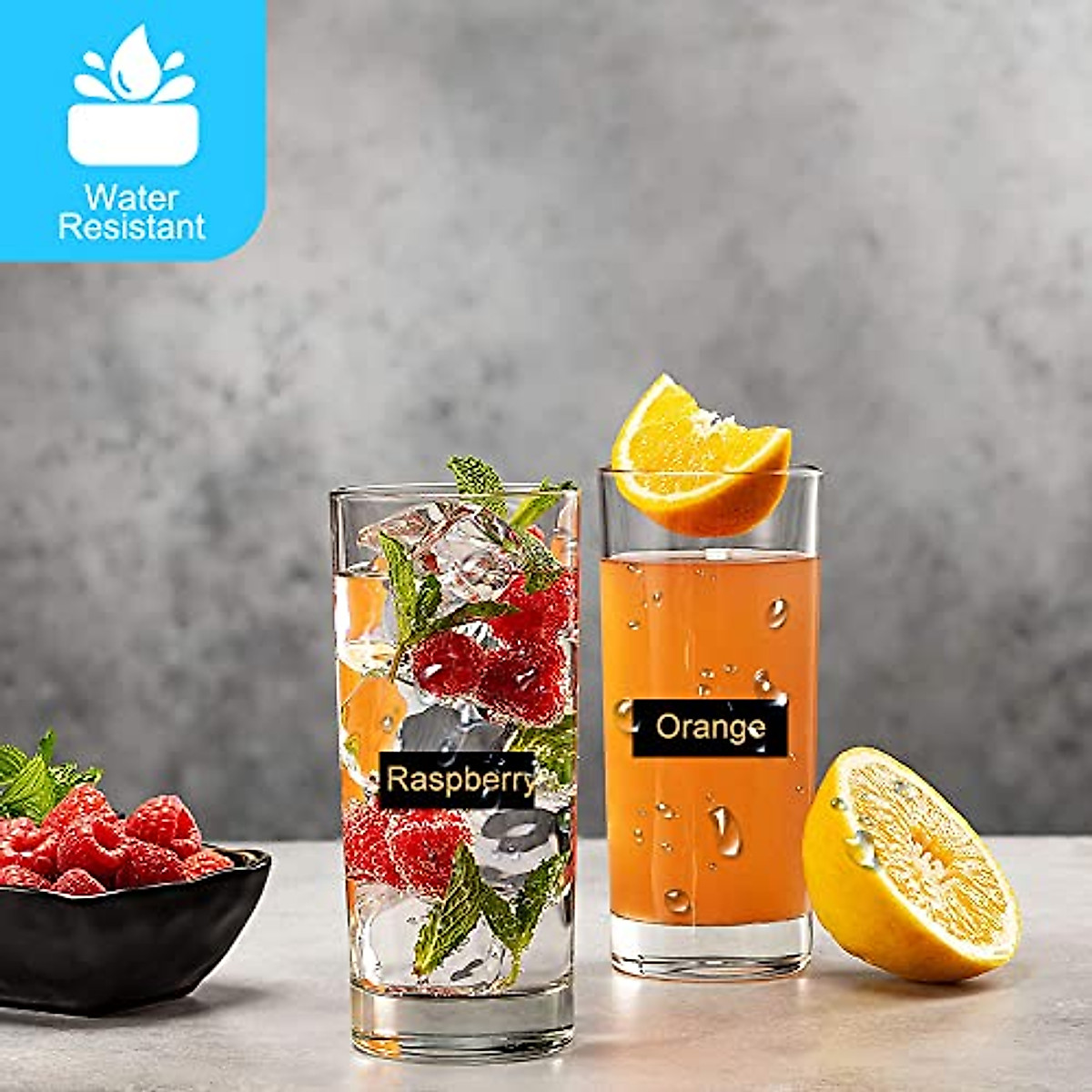 KCMYTONER Label Tape Refills Compatible for Brother P-Touch TZ TZe 344 AZE Laminated Gold on Black Tape 3/4 Inch 0.7" 18mm for PTD400 D450 D600 PTP710BT PTH300LI H500LI PTP700 P750W PT2730, 5 Pack