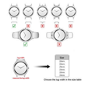 iStrap Leather Watch band Alligator Grain Calfskin Replacement Strap Stainless Steel Buckle Bracelet for Men Women-18mm 19mm 20mm 21mm 22mm 24mm-Black Brown