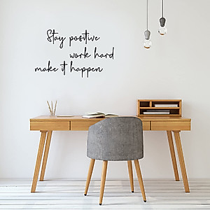 10 Pcs Inspirational Wall Decal Stickers Motivational Quote Stickers Peel and Stick Vinyl Wall Decor Removable Positive Wall Stickers Quotes Saying Wall Art for Home Office School Classroom Teen Dorm