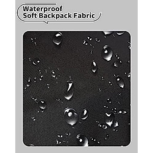 Black School Backpack for Girls Boys Cute Kawaii Lightweight College High School Bookbag for Teens Durable Middle School Students Bags Waterproof Casual Daypack For Men Women