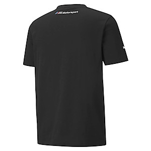 PUMA Men's Standard BMW M Motorsport Graphic Tee, Black 9.0, Small