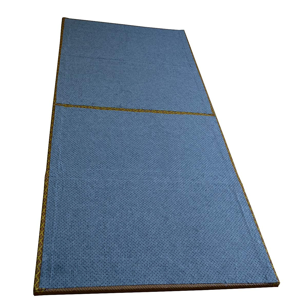 MustMat Japanese Floor Mattress Foldable Tatami Mat Rattan Twin Folding Mattress Firm Tatami Bed Portable 35.4"x78.7"x1.2"