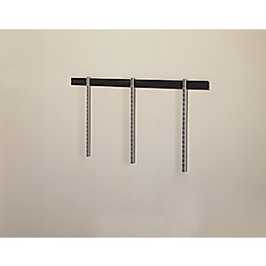 Rubbermaid Fasttrack Garage Storage Vertical Ball Rack & Fasttrack Garage Storage System Upright Rail, 25" (1784365)