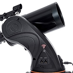 Celestron Astro Fi 102 Wi-Fi Maksutov Wireless Reflecting Telescope, Black (22202)