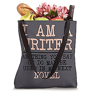 Cool Writer Art For Men Women Novel Author Writing Novelist Tote Bag