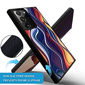 ZHEGAILIAN Case Compatible with Samsung Galaxy Note 20,Color Ripple Case for Samsung Galaxy Note 20 for Girls,Pattern Design Anti-Scratch Case for Samsung Galaxy Note 20 6.7-inch