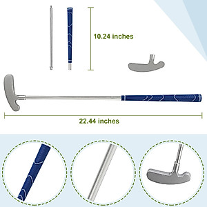 ZZHAO Golf Putter for Kids,Classic Stainless Steel Putter, Two Way,Junior Children Teens, Suitable for Both Right Handed&Left Handed - 22.44 Inches Length,Great Gift for Kids，3-7 Ages