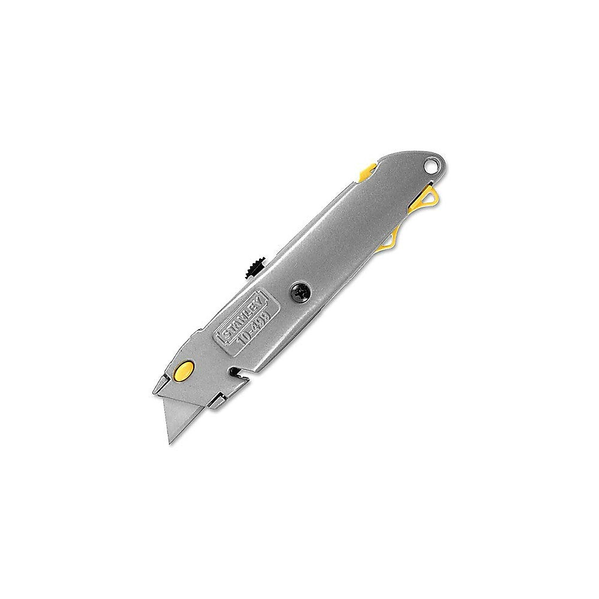 Stanley 10-499 Quick-Change Utility Knife with Retractable Blade and Twine Cutter, Silver