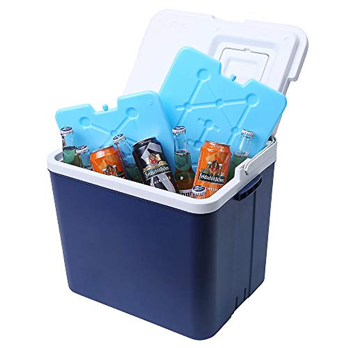 Tapleap XL Large Ice Packs for Coolers - Slim Freezer Packs for Camping- Long Lasting Reusable Dry Ice Blocks, 13 x 10 x 0.5 inch, Quick Freeze - Set of 4