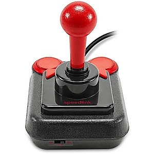 SPEEDLINK SL-650212-BKRD Competition PRO EXTRA USB Joystick - Anniversary Edition, Retro-Arcade-Stick, schwarz-rot