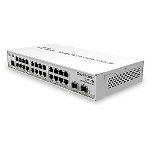 MikroTik Cloud Router Switch 326-24G-2S+in with RouterOS, W125742110 (326-24G-2S+in with RouterOS L5 License, Desktop case CRS326-24G-2S+in, Managed, Gigabit Ethernet)