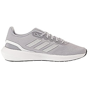 adidas Women's Runfalcon 3.0 Sneaker, Halo Silver/Silver Metallic/Core Black, 7.5