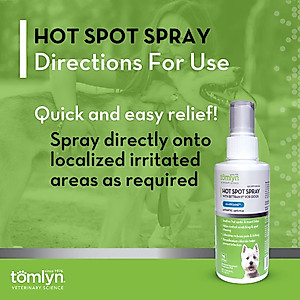 Tomlyn Allercaine Hot Spot Spray for Dogs, 4oz