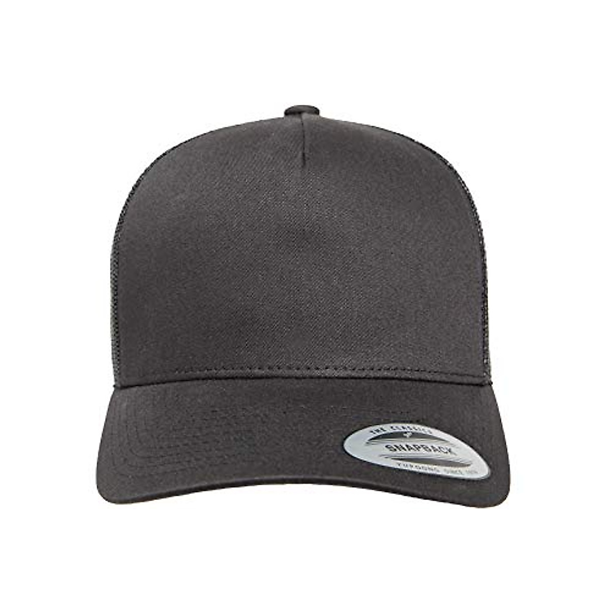 Yupoong Men's YP Classics 5-Panel Retro Trucker Cap, OSFA Black