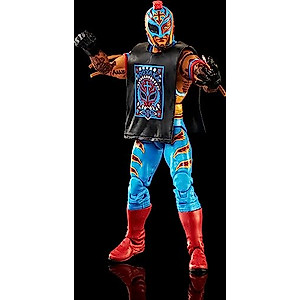 Mattel WWE Rey Mysterio Top Picks Elite Collection Action Figure, Articulation & Life-Like Detail, Interchangeable Accessories, 6-inch
