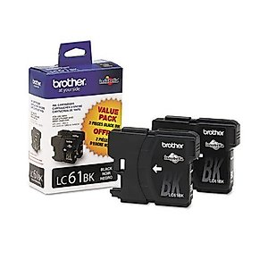 Brother MFC-J270w Black Ink Cartridge Twin Pack (OEM) 450 Pages Ea.