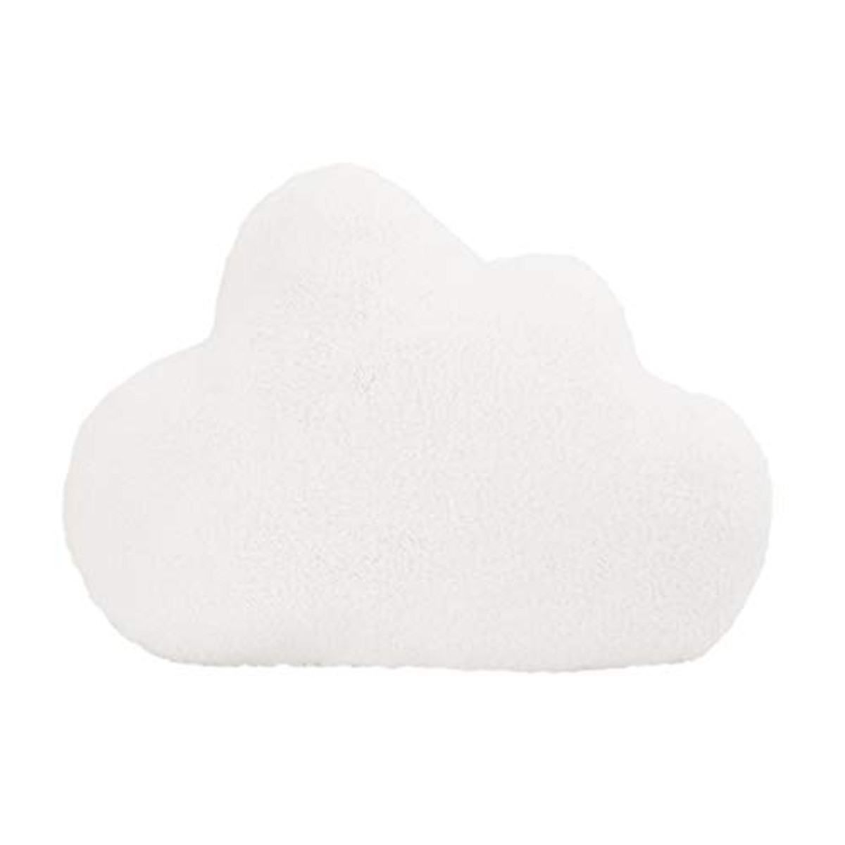 Little Love by NoJo - Plush Cloud Shaped Decorative Pillow, Decorative Nursery Pillow, Playroom Décor, Cute Throw Pillows, White, 1 Count (Pack of 1)