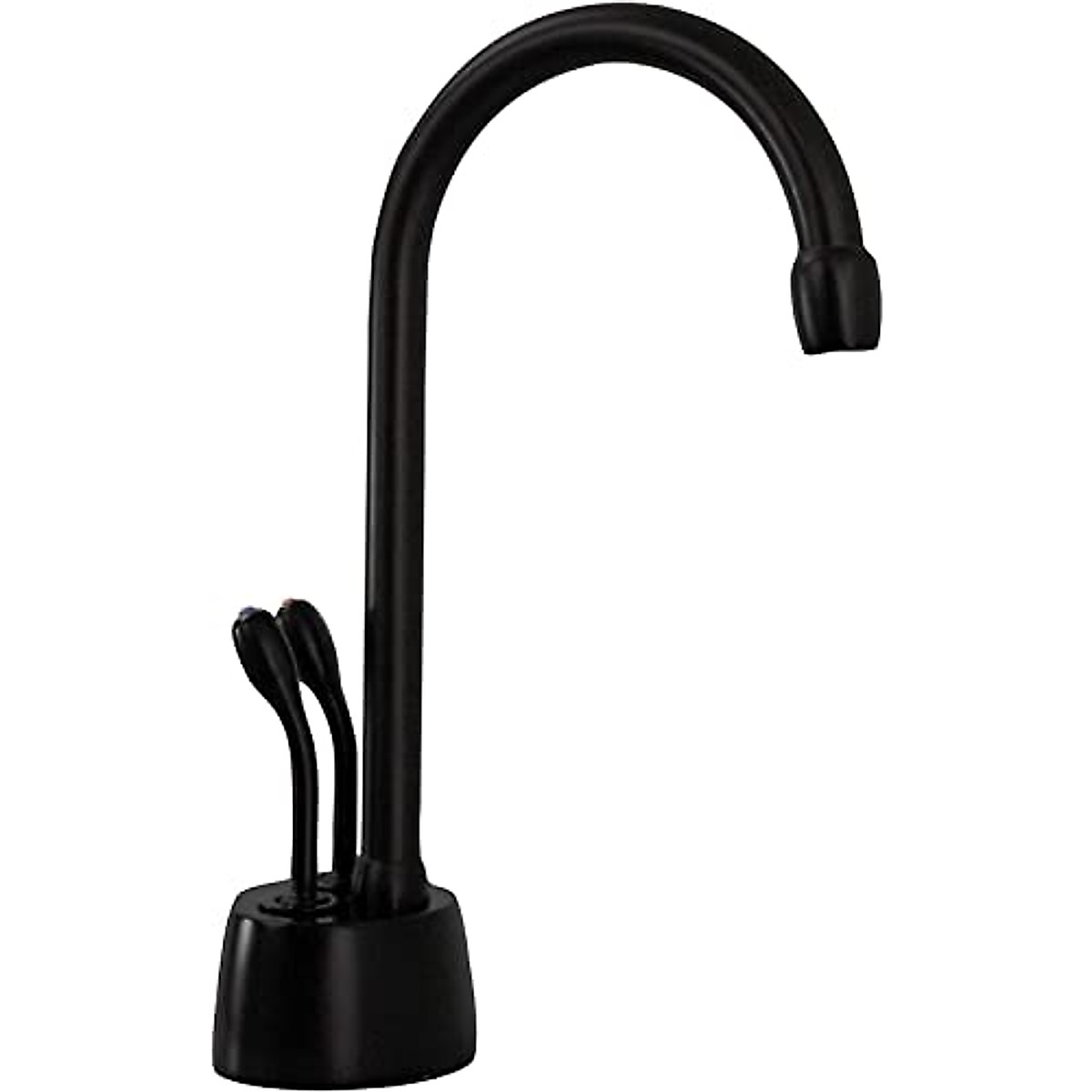 Westbrass DT1F272-62 9" Develosah 2-Handle Instant Hot and Cold Water Dispenser Faucet with HotMaster DigiHot Digital Tank System, Matte Black