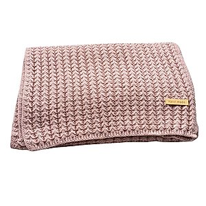 Winter Warm Scarf Women Knitted Scarf Winter Solid Color Soft Woolen Thickening Warm Long Scarf (Pink, One Size)