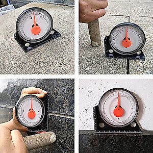 Magnetic Base Angle Finder Measure Spirit Level Gauge Roofer Builders Plumbers Magnetic Angle Level Finder Magnetic Angle Level Finder Level Angle Meter