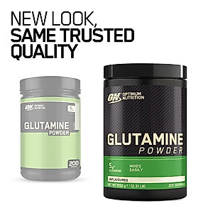 Optimum Nutrition Glutamine powder, unflavoured, 2.2 LB (1000 gram) 194 servings