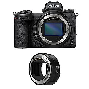 Nikon Z6II Mirrorless Digital Camera with Nikon FTZ II Mount Adapter Bundle (2 Items)
