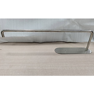 Luxbon Paper Towel Holder -Self Adhesive or Drilling ,Black Paper Towel Holder Under Cabinet for Kitchen, Bathroom,SUS304 Stainless Steel(Black+2pcs Adhesive Hooks)