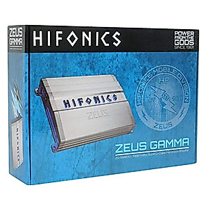 Hifonics ZG-1800.1D ZEUS Gamma 1800w Car Audio Class D Mono Amplifier+Amp Kit