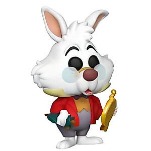 White Rabbit w/Watch Pop #1062 - Alice in Wonderland 70th Anniversary Vinyl Figure (Bundled with Plastic Protector Case/Box)