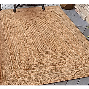 Jute Rug,Rag Rug,Rug, Rugs 4x6 ft,Jute Rug 4x6,Jute Entryway Rug,4x6 Rug,Area Rug, Area Rug 4x6,Braided Area Rug,Entry Rug,Natural Rug, Jute Braided Rugs 4x6 ft (48x72 inch) Natural