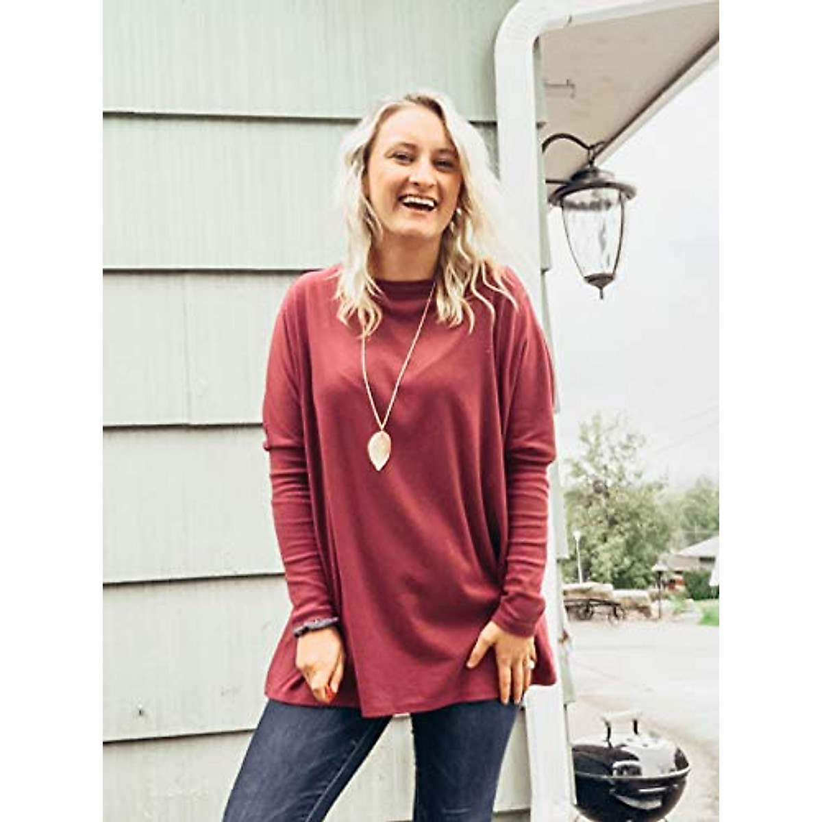 BOUTIQUELOVIN Gold Casual Long Leaf Necklaces for Women Boho Feather Costume Statement Necklaces Extra Long Gypsy Necklace